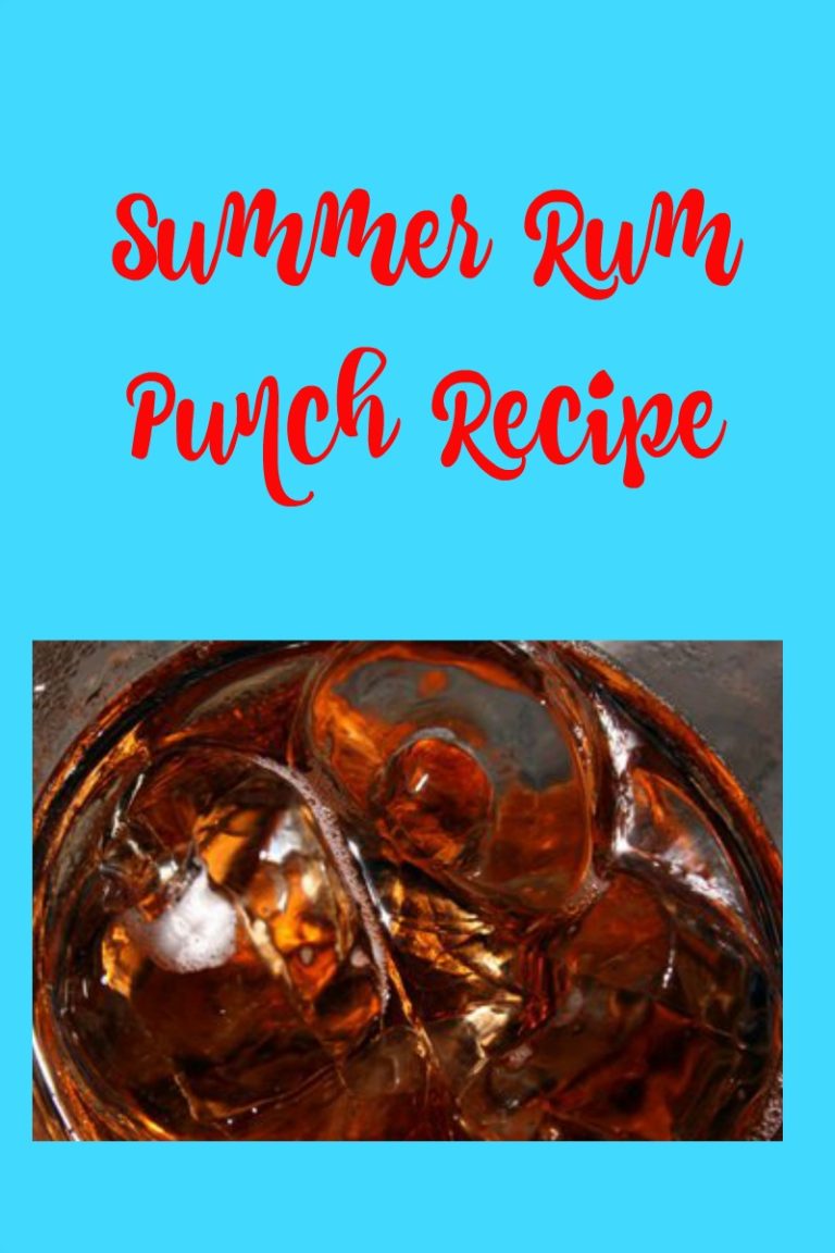 Summer Rum Punch Recipe - My Random Musings